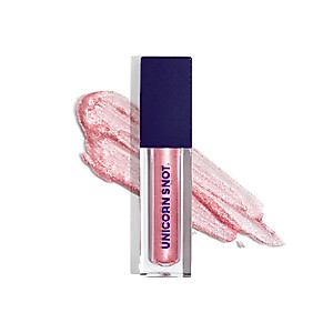 UNICORN SNOT Liquid Eyeshadow Makeup - Eyelighter - Buildable & Playable Liquid Eye Shadow - Smooth Gliding Intense Color - Metallic Eyes & Lip Glitter for Festivals, Pride, Cosplay - Blue (Slide)