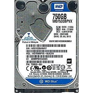 Western Digital Blue WD7500BPVX 750 GB Hard Drive - 2.5 Internal - SATA
