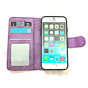 Moon and Sun phone leather wallet removable case for iPhone X XS XR 11 12 13 14 Pro Max Samsung S23 S22 S21 S20 Ultra Note 20 10 Plus Mn1215