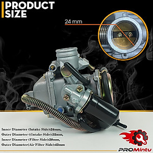 PROMintu Carburetor Carb Replaces For American YardSport Sportworks YS200 200 XLT UTV 14925 150cc Engine, 4 stroke GY6 ATVs, Scooters, Mopeds 150cc Go Kart Engine, 150cc Dune Buggie Engine
