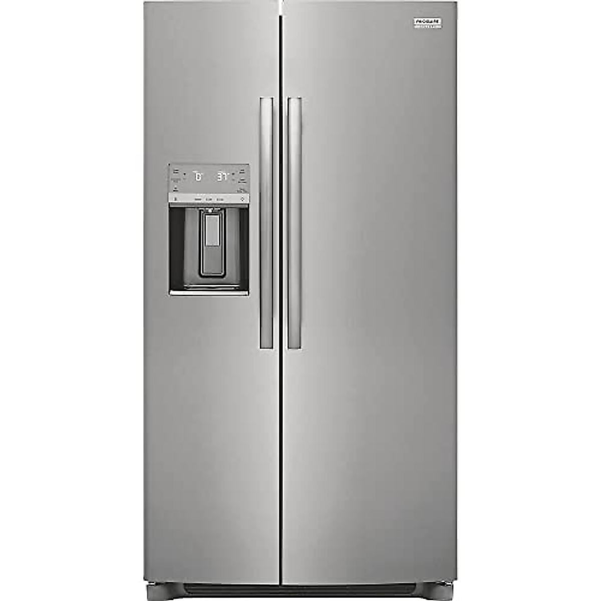 Frigidaire GRSS2652AF 36" Gallery Series Freestanding Side by Side Refrigerator with 25.6 cu. ft. Capacity, 3 Glass Shelves, Crisper Drawer, Ice Maker, Energy Star Certified in Stainless Steel
