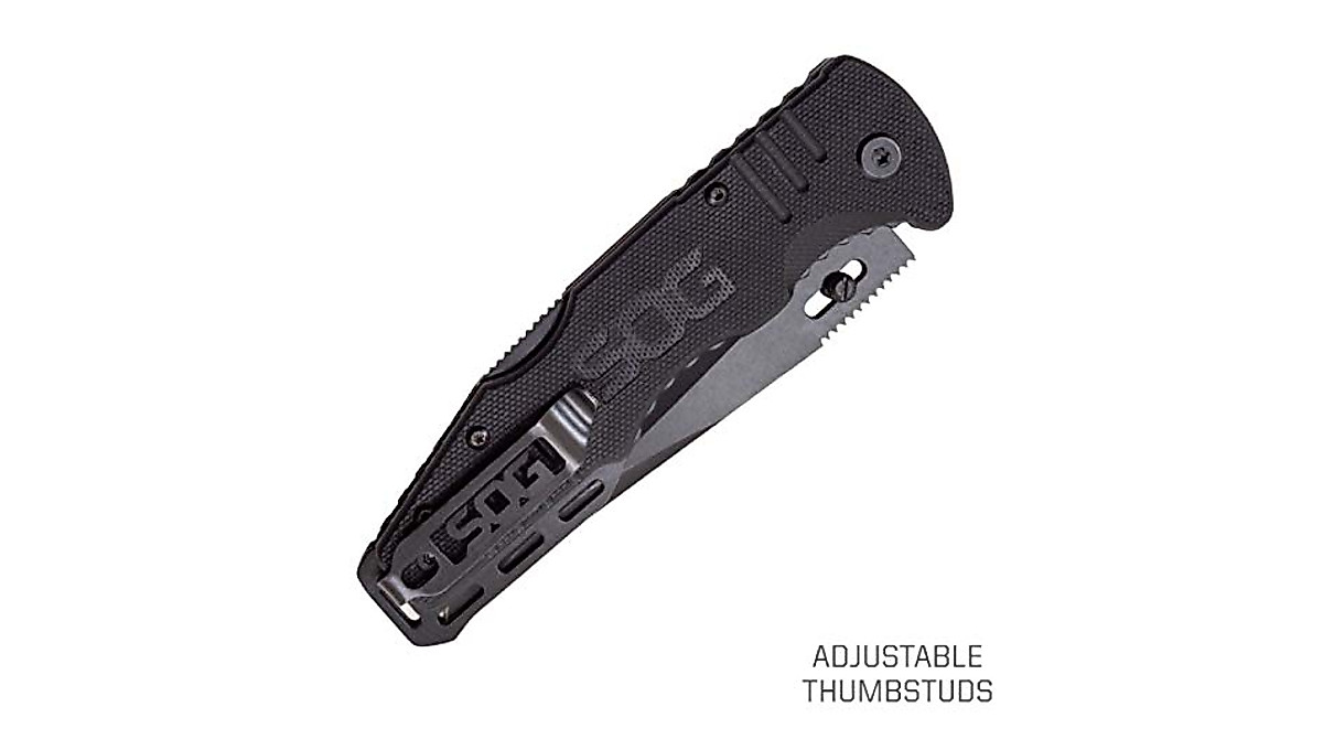 SOG Salute Tactical Folding Pocket Knife - EDC Tool