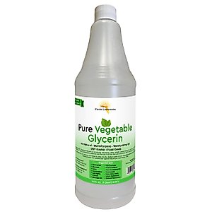 Florida Laboratories, Inc. One Quart (32 oz) Vegetable Glycerine/Glycerine USP VG Kosher 99.9% Pure Food Grade