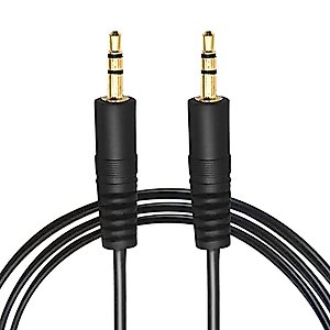 Grenf 3.5mm Male to Male Stereo Audio Cable for Headphones Car Home Stereo Speakers Tablet Compatible iPhone iPad iPod Echo More - 3FT