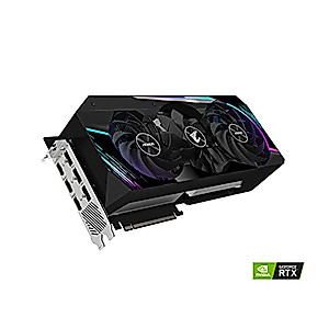 GIGABYTE AORUS GeForce RTX 3080 Master 10G (REV3.0) Graphics Card, Max Covered Cooling, LHR, 10GB 320-bit GDDR6X, GV-N3080AORUS M-10GD REV3.0 Video Card