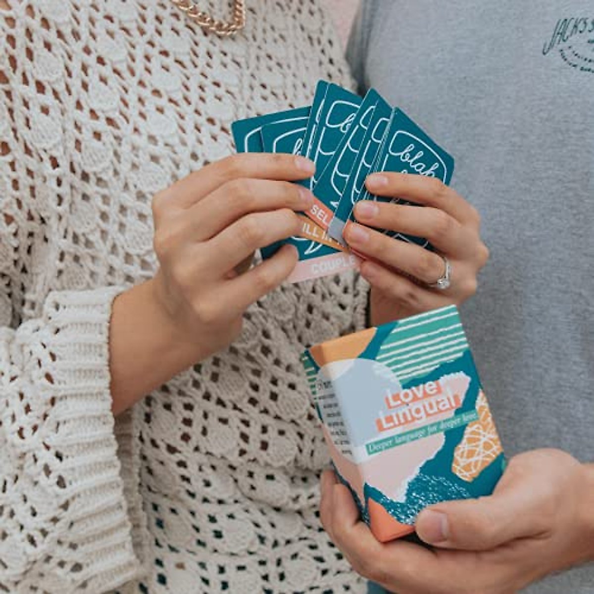 Love Lingual Level 2: Card Game - Deeper Language for Deeper Love - 150 Conversation Starter Questions for Couples - to Explore & Deepen Connections with Your Partner - Date Night & Relationship Cards