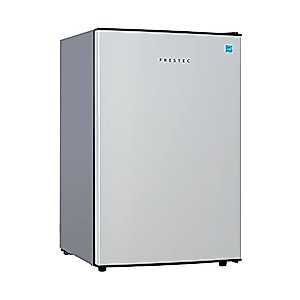 Frestec 4.5 CU' Small Refrigerator, Compact Refrigerator, Mini Fridge, Mini Fridge with Freezer, Door Swing, Stainless Steel Look (FR 450 SL)
