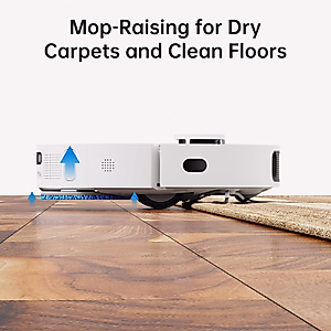 dreame L10s Ultra Robot Vacuum and Mop Combo, Auto Mop Cleaning and Drying, Self-Refilling and Self-Emptying Base for 60 Days of Cleaning, 5300Pa Suction and AI Navigation, Compatible with Alexa