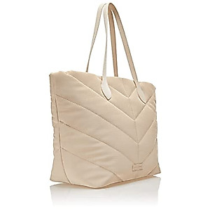 Steve Madden WORKINC Quilted Tote, Bone