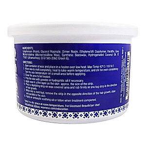 Waxness Premium Hard Wax Tin Blue Pro 14 Ounces