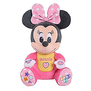 Disney Baby Musical Discovery Plush Minnie Mouse, Officially Licensed Kids Toys for Ages 06Month by Just Play