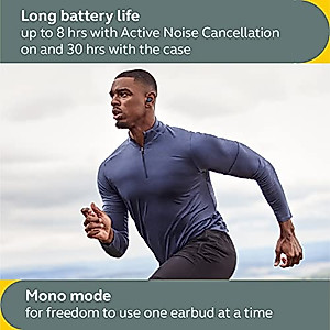 Jabra Elite 7 Active True Wireless— Bluetooth Sports Earbuds Shake Grip for Secure in-Ear Fit — Ultimate Workout Earbuds, Adjustable Active Noise Cancellation, Fast Charging — Navy
