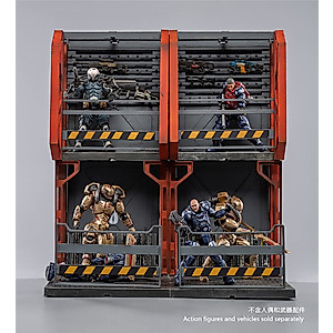 HiPlay JoyToy Science-Fiction Theme Scene Base for 1/18 Scale Action Figures- 1/18 Mecha Depot:Staging Area JT1118