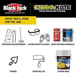 GARDNER-GIBSON 5576-1-30 5GAL White Roof Coating