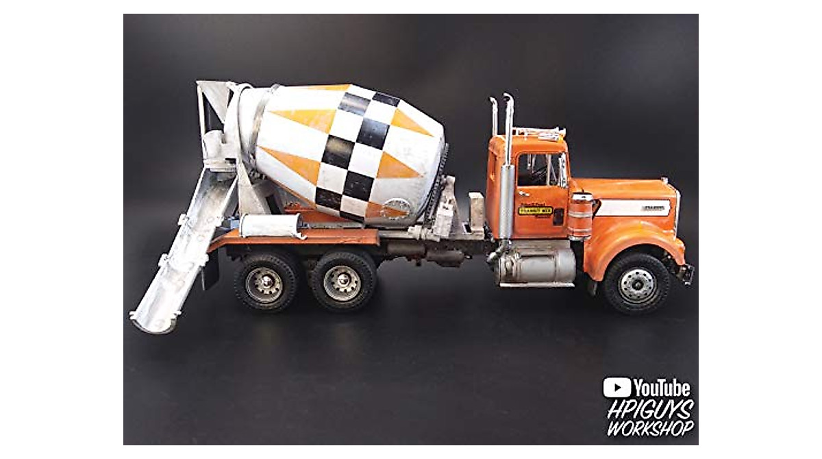 Kenworth Cement Mixer Model Kit - 1:25 Scale | AMT Challenge Transit