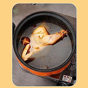 Micro Pressure Cooker, Plumpy Non stick Micro Pressure Pot, 8L Large Capacity Universal Multifunctional Micro Pressure Soup Pot with Glass Lid, Cooking Pot for Gas Stove (28cm)