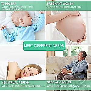 Extra Thick Waterproof Mattress Pad Queen Size Mattress Protector Bed Cover 8-21" Deep Pocket Cooling Quilted Fitted Pillow Top Mattress Topper