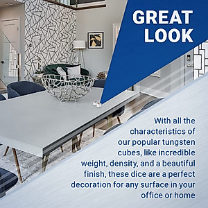 Tungsten Dice - 1cm Each | Pack of 2