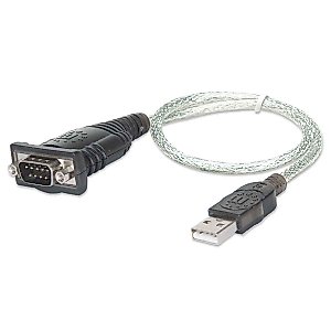 MANHATTAN USB to Serial Converter Connects One Serial Device to A USB Port (205146)