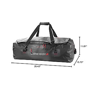Cressi Waterproof Bag for Scuba Freediving Equipment - 135 Liters Capacity | GORILLA PRO XL quality since 1946