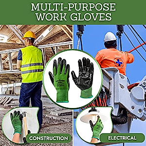 Pine Tree Tools Bamboo Gardening Gloves for Men & Women (Size Medium)