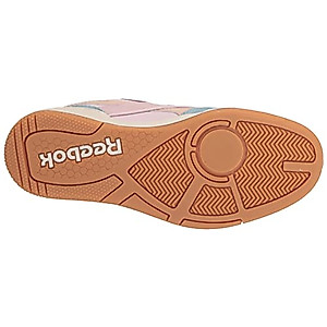 Reebok Women's BB 4000 II Basketball Shoe, Pixel Pink/Vintage Chalk/Blue Pearl, 6 Women