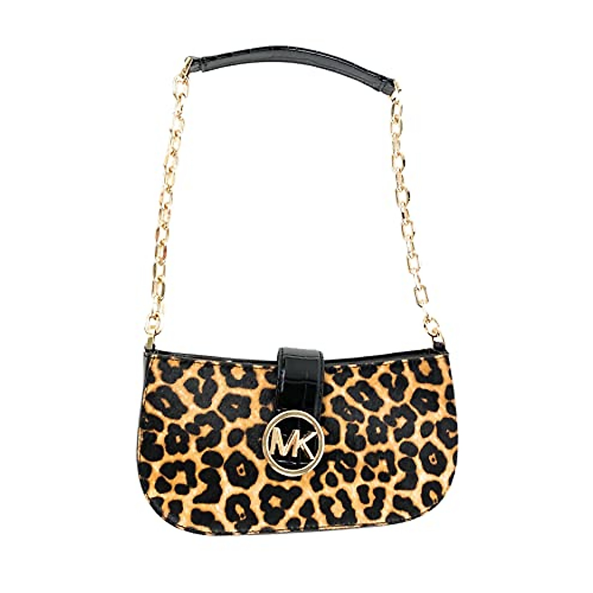 Michael Kors Carmen Small Pouchette Shoulder Bag (Black Multi)