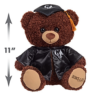 Just Play Purpose Toys HBCyoU Clark 10-inch Snuggly Graduate Teddy Bear, Graduation Gifts, Stuffed Animals and Toys for Kids Ages 3+