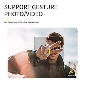 Lozenge Brushless Drone with Camera 4K Camera GPS Drone Follow Me Quadcopter Helicopter HJ188 RC Drones with Camera Motorized Adjustment Camera Dual Cameras Gesture Video/Photography (4K Double Camera&3 Battery&Grey)