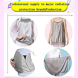 Wzglod Anti Radiation Silver Fiber Fabric Conductive Faraday Cloth EMI RFID Protection Material for Clothes Making Or RF/EMI/EMF/LF Blocking/Shielding,5m/196.85in (Size : 4m/157.48in)