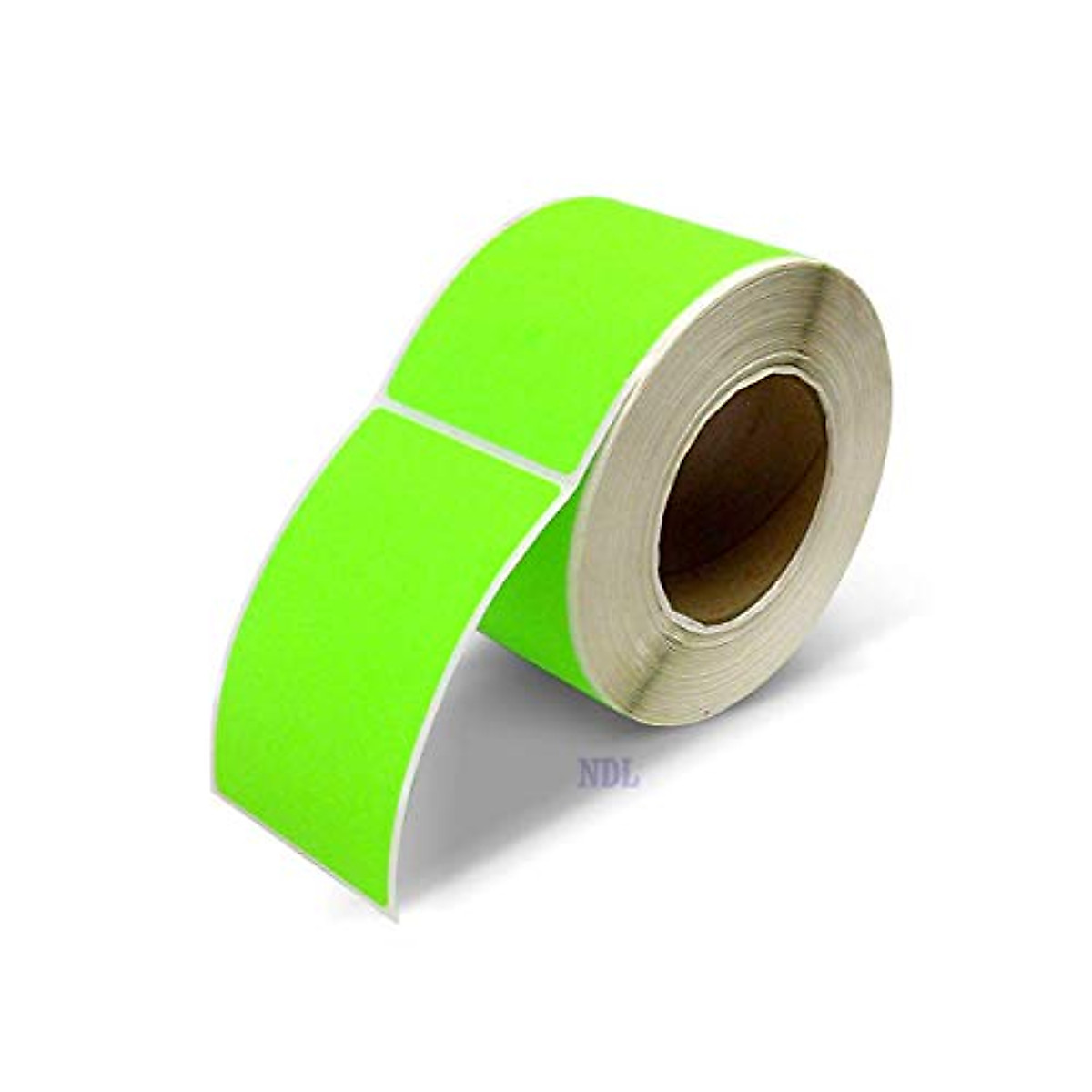 Next Day Labels, 3 X 5 Rectangle Inventory Color Coding Labels, 500 Per Roll (Fluorescent Green)