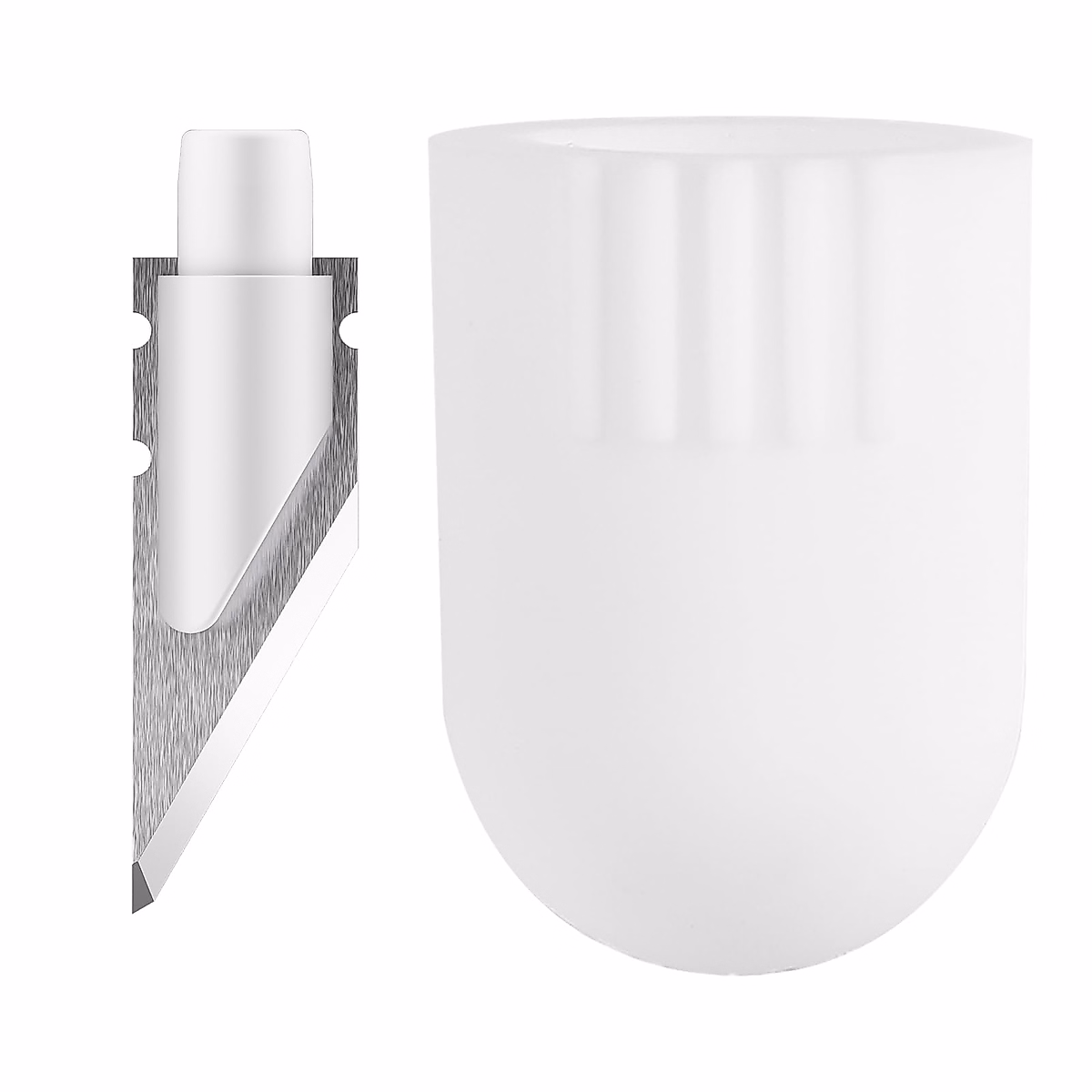 FAHUNG Replacement Knife Blade Kit for Maker 3/Maker Knife Blade Housing, Sturdy and Sharp Wood Cutting Blade Cuts Balsa, Basswood, Chipboard, Tooling Leather, Matboard and More