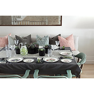 Portmeirion Botanic Garden Salad Plate | Set of 6 Salad Plates | Assorted Floral Motifs | Dishwasher, Microwave, & Oven Safe | 8.5 Inch | Made in England