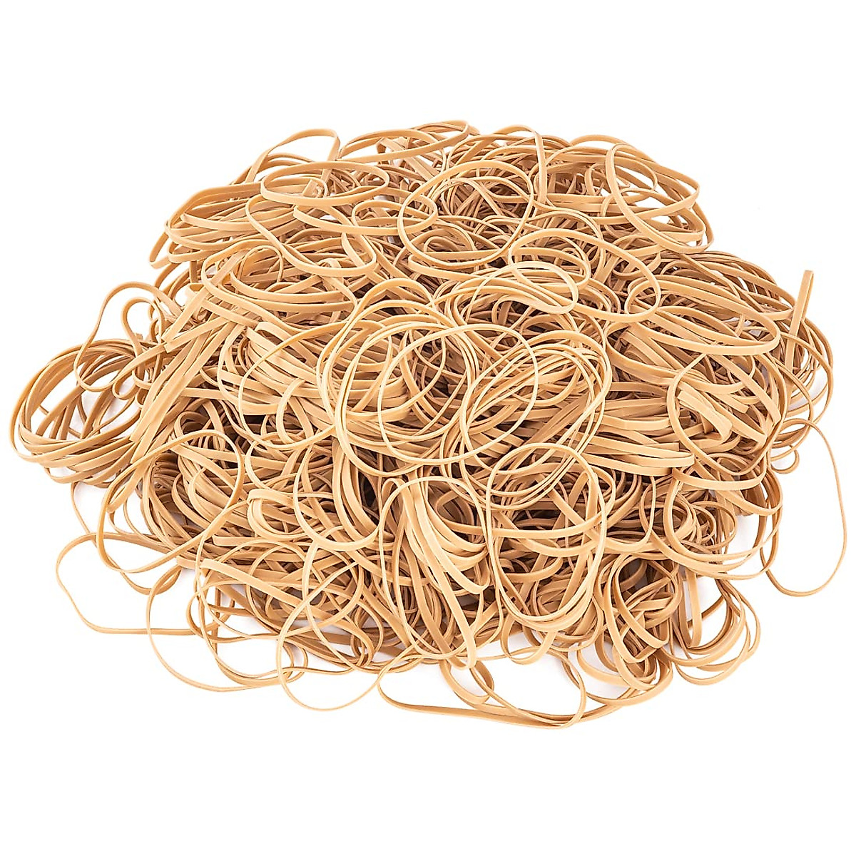 BILINNY Rubber Bands Size 33 - 5 lb. Bulk Pack Made in USA - Tan Color - 3.5 X 1/8 inches RubberBands
