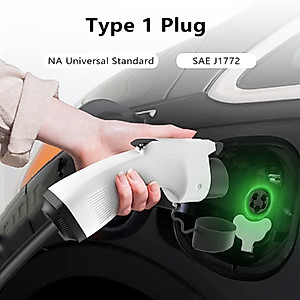 Teskee EV Charger Level 2 Home Smart EV Charging Station for All Electric Vehicles & Plug-in Hybrid Cars Outdoors and Indoors Use Max 9.6kW 40Amps 20-Foot Cable NEMA 14-50