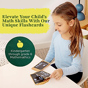 Star Right Math Flash Cards Set of 4 - Math Flashcards Addition, Subtraction, Multiplication, Division with 4 Rings - 208 Cards for Kids Ages 6 and Above - Flash Cards for Math from 1st to 4th Grade