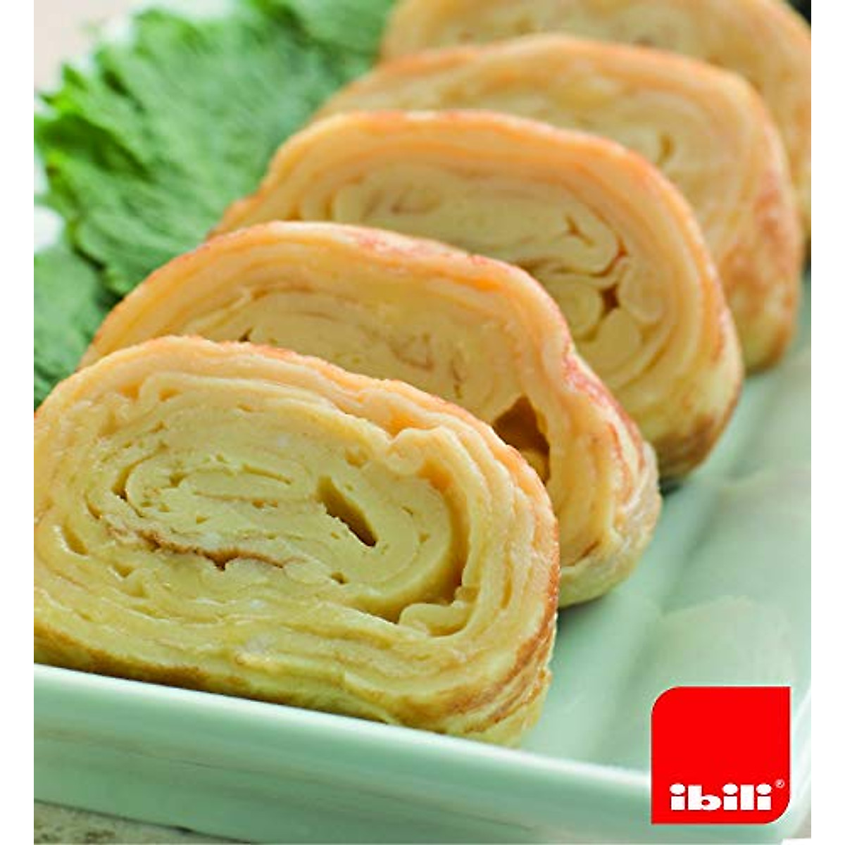 Ibili Square Japanese Omelette Pan / Egg Pan Skillet, Tamagoyaki Pan, PFOA-Free, Dishwasher Safe, Double Non-Stick Coating, Bakelite Handle, 5.9" x 7" x 2.3" - Made in Spain