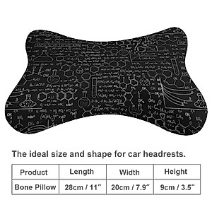 JZDACH Car Neck Pillow Memory Foam Head Rest Support Cushion Compatible with Chemistry Formula for Travel Car Seat, Boys Gaming Office Chair,Travel Portable Pillow