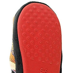 Disney Cars Lightning McQueen Tow Mater Toddler Boys Plush Aline Slippers (7-8 M US Toddler, Black/Red)