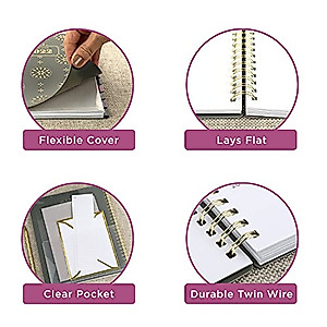 2022 Weekly & Monthly Planner by AT-A-GLANCE, 8-1/2" x 11", Large, BADGE Medallion (1565M-905)