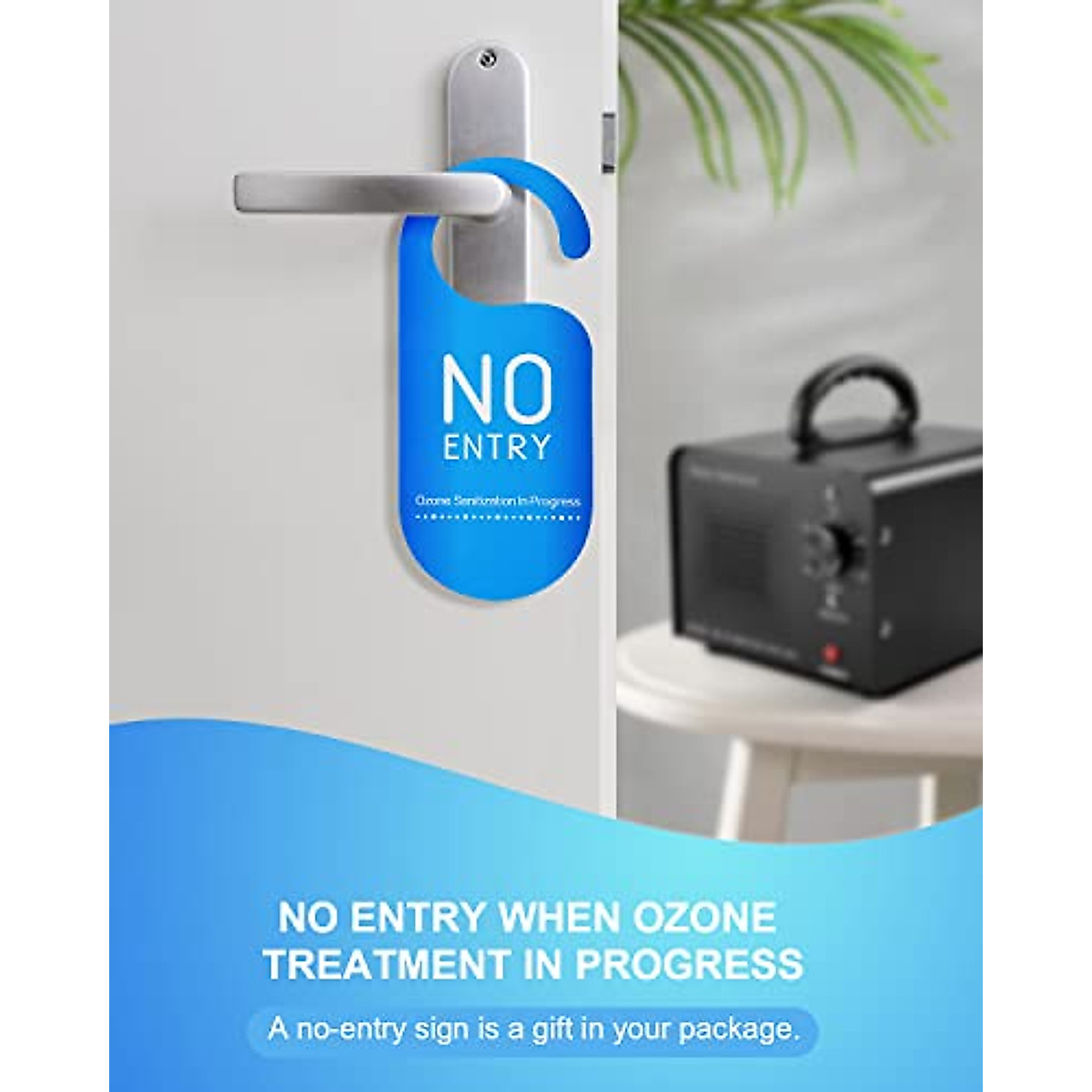 Tiiroy 0zone Machine 30000mg 0zone Generator for Home Car Smoke Pet Odor (Black)