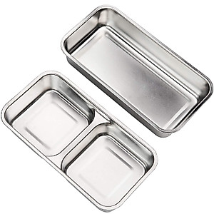 CTSZOOM Self Cooking Electric Lunch Box, Portable Food Warmer for On-the-Go,Mini Rice Cooker 2 Layers 800ML Heated Lunch Box for Home Office School Cook Food White