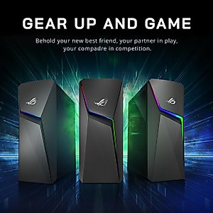 ASUS ROG Gaming Desktop, Intel Core i5-11400F Processor, 16GB DDR4 RAM, 512GB PCIe SSD, NVIDIA GeForce GTX 1660TI 6GB DDR6, WiFi 6, Win 11, Grey, 32GB Hotface USB Card