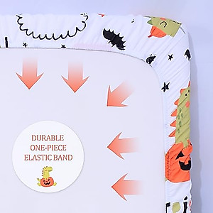 Suyfhdc Crib Sheets for Girls, Baby Sheets Fitted Crib Sheet, Soft Breathable Microfiber Fits Standard Size Crib 28in x 52inchs