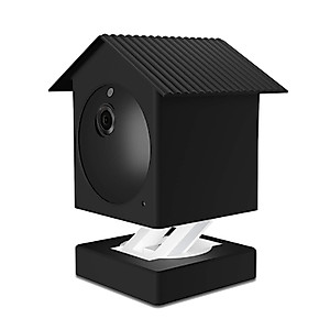 HOLACA Weatherproof Silicone Skin for Cam Outdoor ONLY Anti-Scratch Protective Cover - Extra Protect Camera-(NOT Compatible with Cam/V2/Pan) (1 Pack, Black)