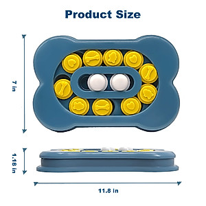 ZOERST Dog Puzzle Toys, Dog Food Toy for Puppy IQ Training & Mental Enrichment, Slow Feeder to Aid Puppy Dog Digestion, Treat Puzzles to Keep Them Busy