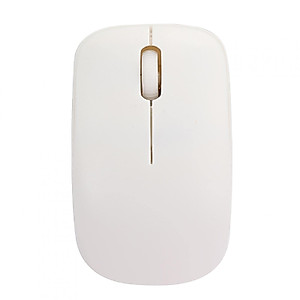 VBESTLIFE Mute Keyboard and Mouse Combo,2.4G Keyboard Mouse Set with Keypad Protector USB Receiver for Notebook Office Gaming Plug and Play(White)