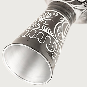Meinl Percussion Darbuka Egyptian Goblet Drum, Hand Engraved — Made in Turkey — Synthetic Head, 2-Year Warranty (HE-124)