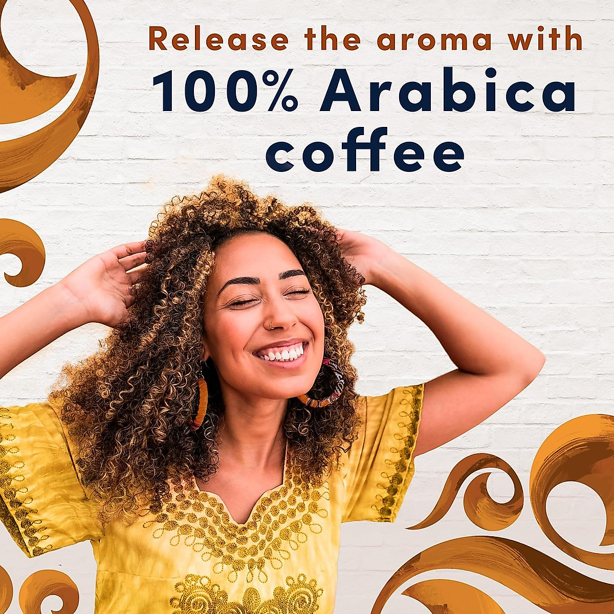 Gevalia Caramel Macchiato Espresso K-Cup Coffee Pods and Froth Packets (6 Pods and Froth Packets)