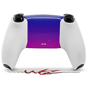 WraptorSkinz Skin Wrap compatible with Sony PS5 DualSense Controller Smooth Fades Hot Pink Blue (CONTROLLER NOT INCLUDED)